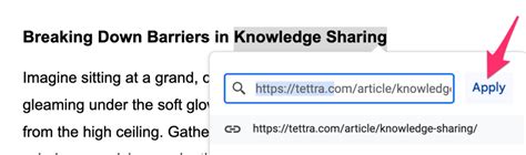 How To Insert And Add Hyperlinks In Google Docs Web Mobile Automatic SOP Generator