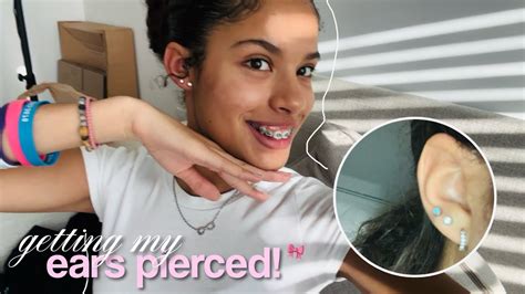 Getting My Ears Pierced At Home Cuz Why Not 😛 Youtube