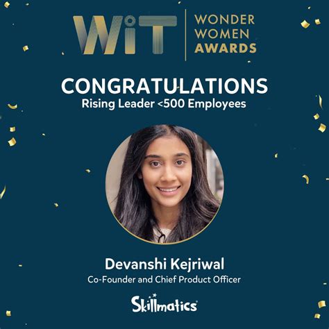 Honored To Be A Finalist Amongst Some Incredible Women In Toys Devanshi Kejriwal 12 Comments