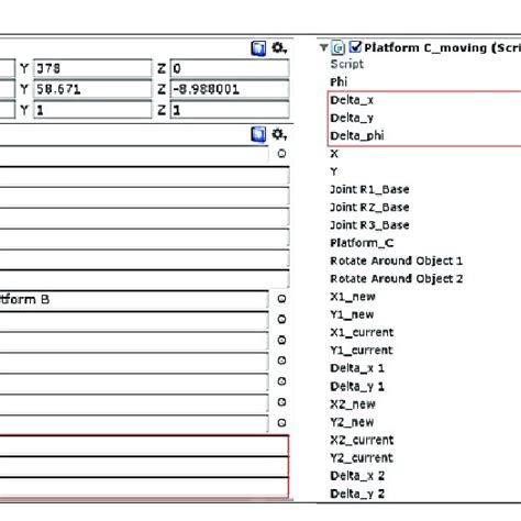 Gui Windows Displaying The Operator Interface Of Robot Movement