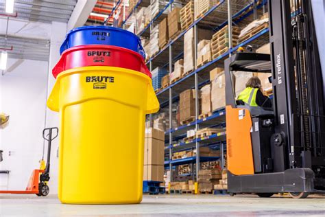 Multi Purpose Container Manufactured From Polyethylene 75l Yellow
