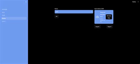fully functional themes page including custom themes feature 🧩 custom