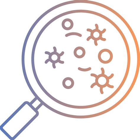 Microbiology Line Gradient Icon 36985005 Vector Art At Vecteezy