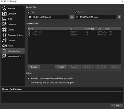 [bug] memcards menu bugged while in game · issue 6299 · pcsx2 pcsx2