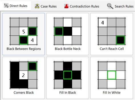 Enhancement Icons When Searching For Rules Should Be Consistent With