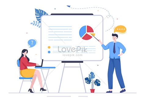 마 케 팅 기획 만화 일 러 스 트 를 전시 하 다 일러스트 무료 다운로드 Lovepik