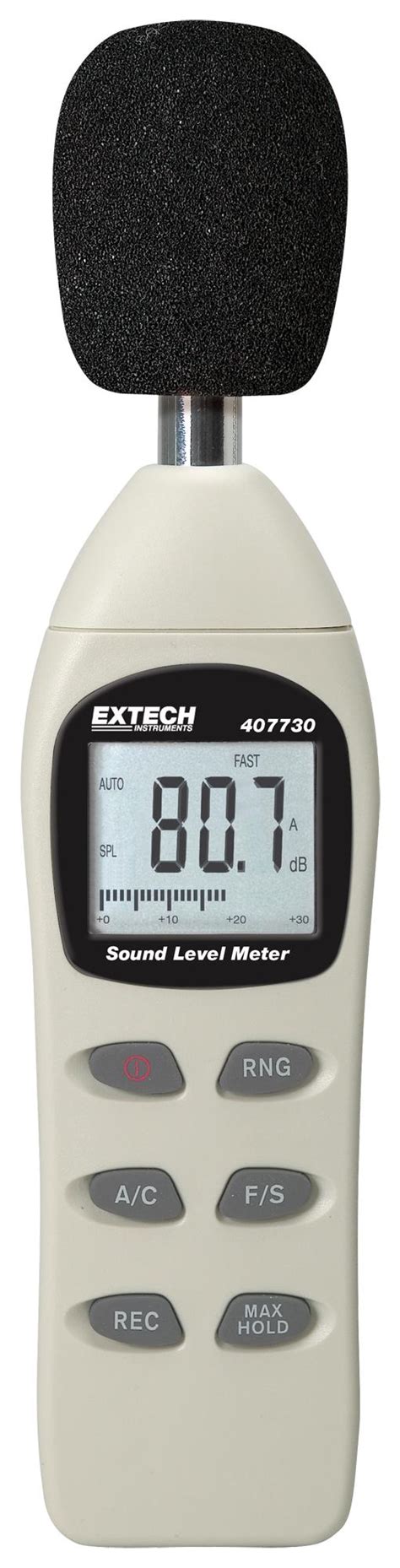 407730 Extech Instruments Sound Level Meter 2000 Count LCD Farnell UK