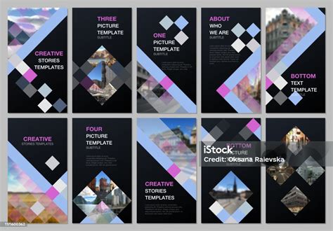 큐브 기하학적 추상적 인 배경과 창조적 인 소셜 네트워크 이야기 디자인 수직 배너 또는 전단지 템플릿 전단지 전단지 브로셔 프리젠 테이션 광고에 대한 디자인 템플릿을