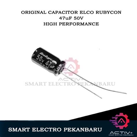 Jual Original Elco 47uf 50v Kapasitor Elko 47 Uf 50 V Capacitor 50volt
