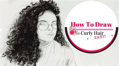 How To Draw Curly Hair Easy Tutorial YouTube
