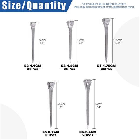 Horseshoe Nail Size Chart