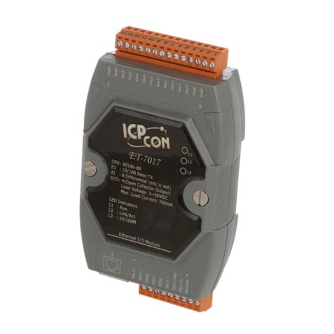 ICP ET Remote I O Module Analog Input Output To VDC ET Series RS