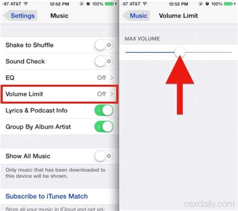Protect Hearing By Setting Volume Limits On Music Played In IOS