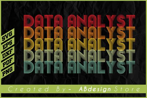 Data Analyst Retro T Shirt Design Graphic By Abdesignstore · Creative