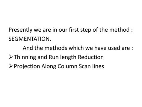 Optical Character Recognition For Bangla Handwritten Text Pptx
