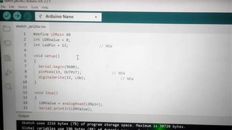 Video Designing A Smart Lighting System With Arduino Nano Tushar