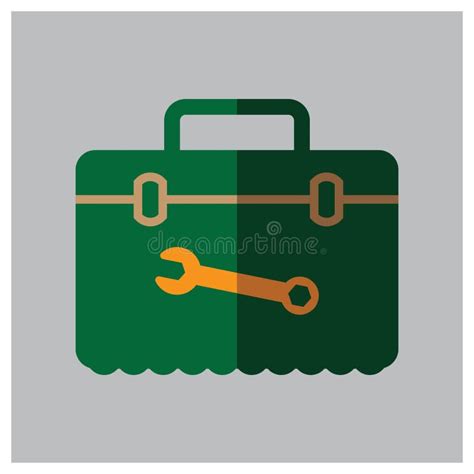 Tool Box Vector Illustration Decorative Design Stock Vector Illustration Of Spanners Tools