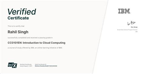Rahil Singh On Linkedin Edx Cloudcomputing