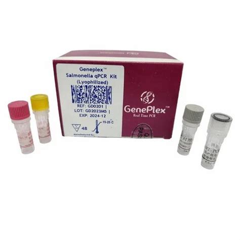 Geneplex Salmonella Qpcr Kit At ₹ 36000box Rt Pcr Test Kit In New