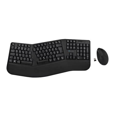 V7 Bt Ergo Keyboard Mouse Combo De Keyboard Blue Ckw500btde