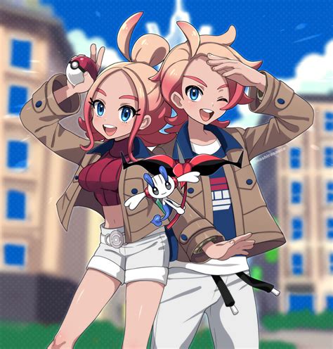 Floette Floette Taunie And Urbain Pokemon And 1 More Drawn By