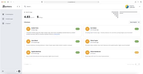 V Rating And Reviews Openfabric Documentation Layer 1 For
