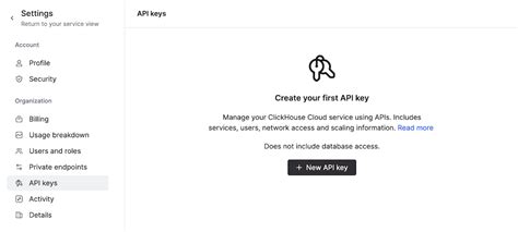 Managing Api Keys Clickhouse Docs
