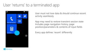 Windows Runtime App Lifecycle Pptx Computing Technology Computing