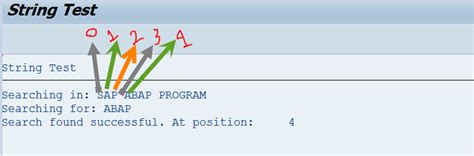 String Operation Search SAPCODES