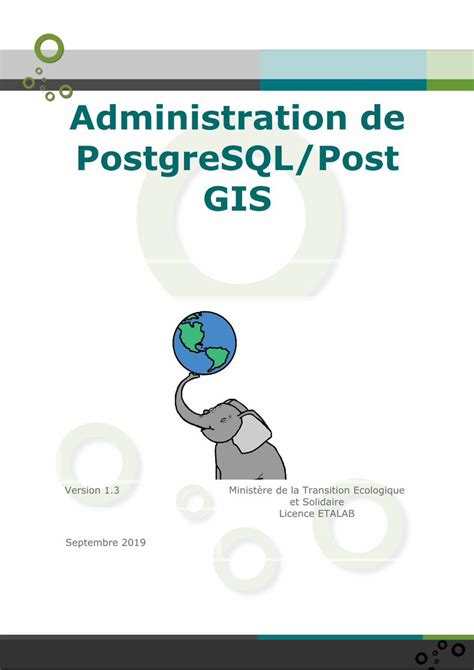 Pdf Administration De Postgresqlpostgis Dokumentips