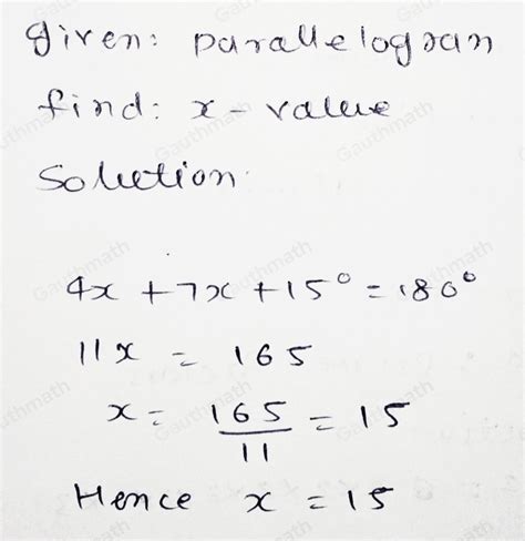 Solved Pe Other Quantities Involving Parallelograms One Musy Liel