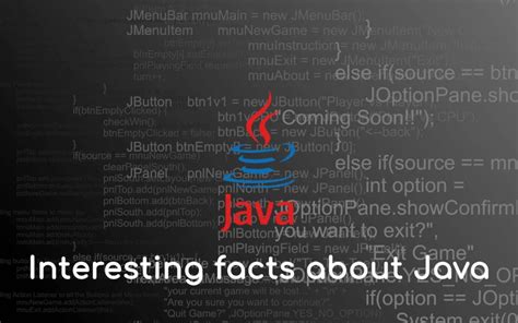 unveiling java fascinating facts about the iconic programming language