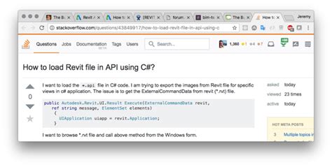 The Building Coder External Access To The Revit API