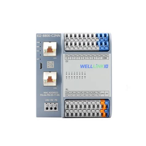 decowell fs series integrated i o ei2 8800 c2nn ethernet i o module io