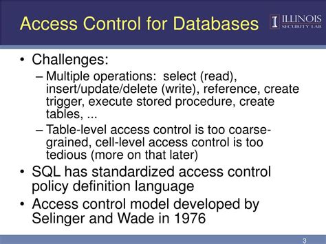 ppt database access control current methods and research directions powerpoint presentation