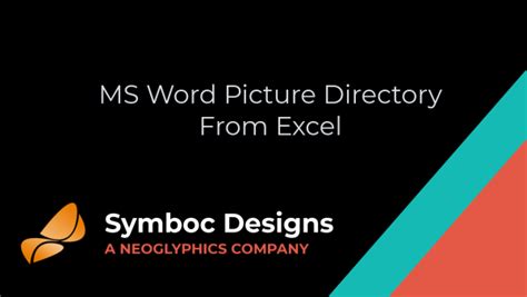 how to create a picture directory in microsoft word using excel hire