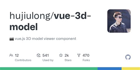 Github Hujiulongvue 3d Model 📷 Vuejs 3d Model Viewer Component