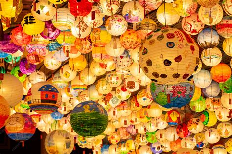 Premium Photo China Traditional Festivals Lantern Festival Taiwan Lanterns Colorful