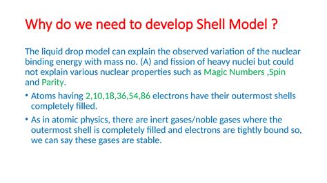 Nuclear Chemistry The Nuclear Shell Model Pptx