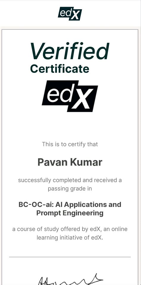 Pavan Kumar On Linkedin 🚀recently Completed The Ai Applications And Prompt Engineering Course