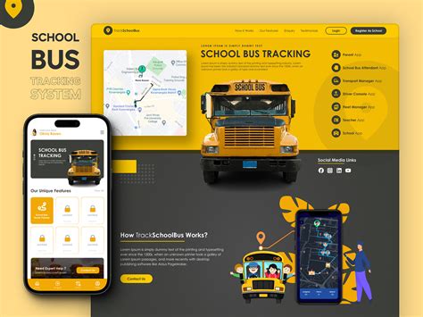 School Bus Gps Tracking System Ui Ux Design By Ankan Dutta On Dribbble