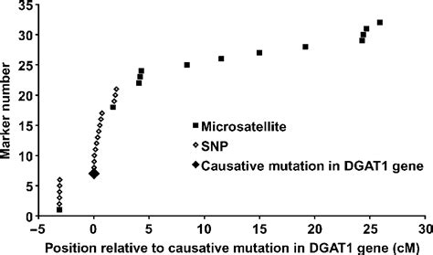 Figure 1 From Breeding Value Estimation For Fat Percentage Using Dense Markers On Bos Taurus