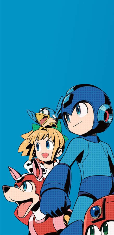 Download Mega Man And Roll Wallpaper