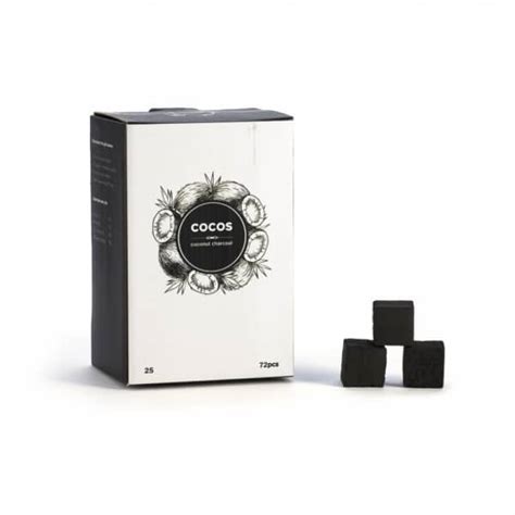 Black & White 25мм/72шт уголь для кальяна - VAPEMARKET