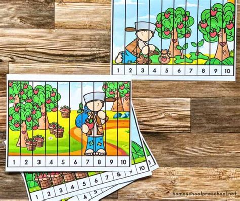 Free Printable Number Sequence Puzzles For Preschoolers
