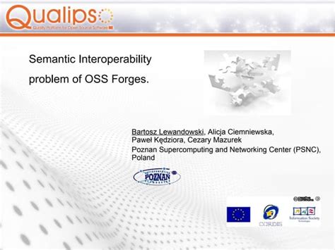 semantic interoperability problem of oss forges ppt