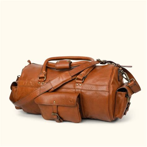Buffalo Leather Duffle Bags Men Paul Smith
