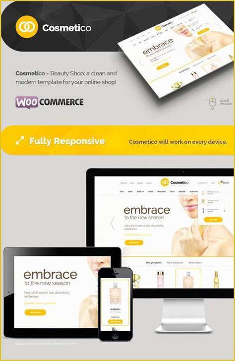 free responsive ecommerce website templates wordpress of cosmetico v1 9