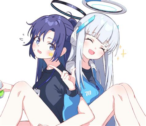 Yuuka Noa And Yuuka Blue Archive Drawn By Zoirun Danbooru