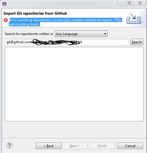Git Cant Connect To Github Private Repo With Eclipse Stack Overflow